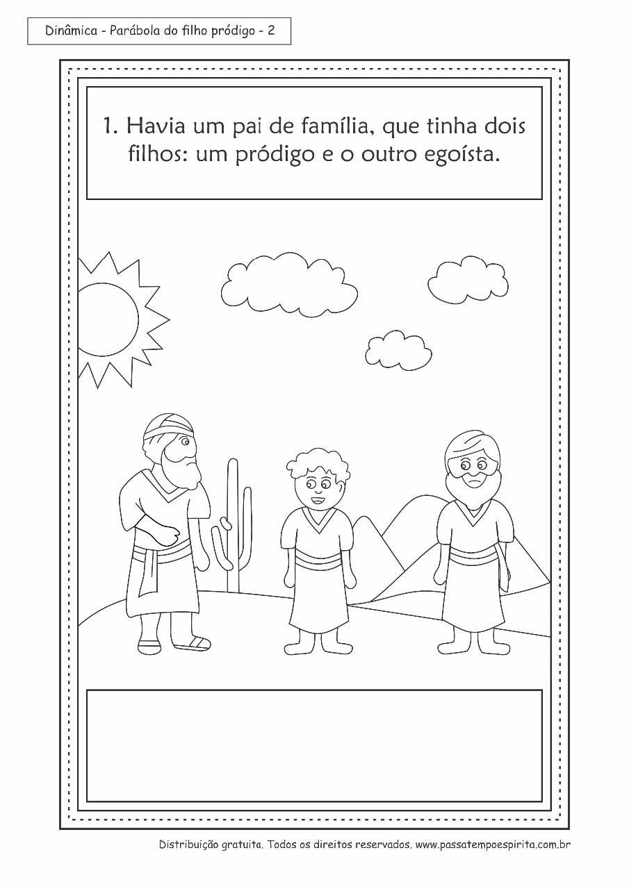 Esboço Sobre O Filho Prodigo - RETOEDU